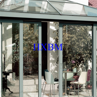 Triple Glass Powder Coated Aluminum Clad Wood Windows Triple Glazed